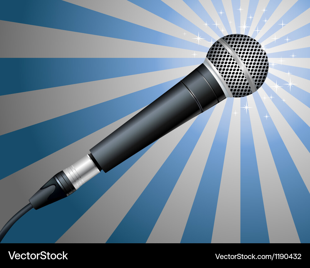 Microphone Royalty Free Vector Image - VectorStock
