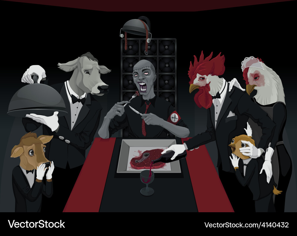 Sad food Royalty Free Vector Image - VectorStock