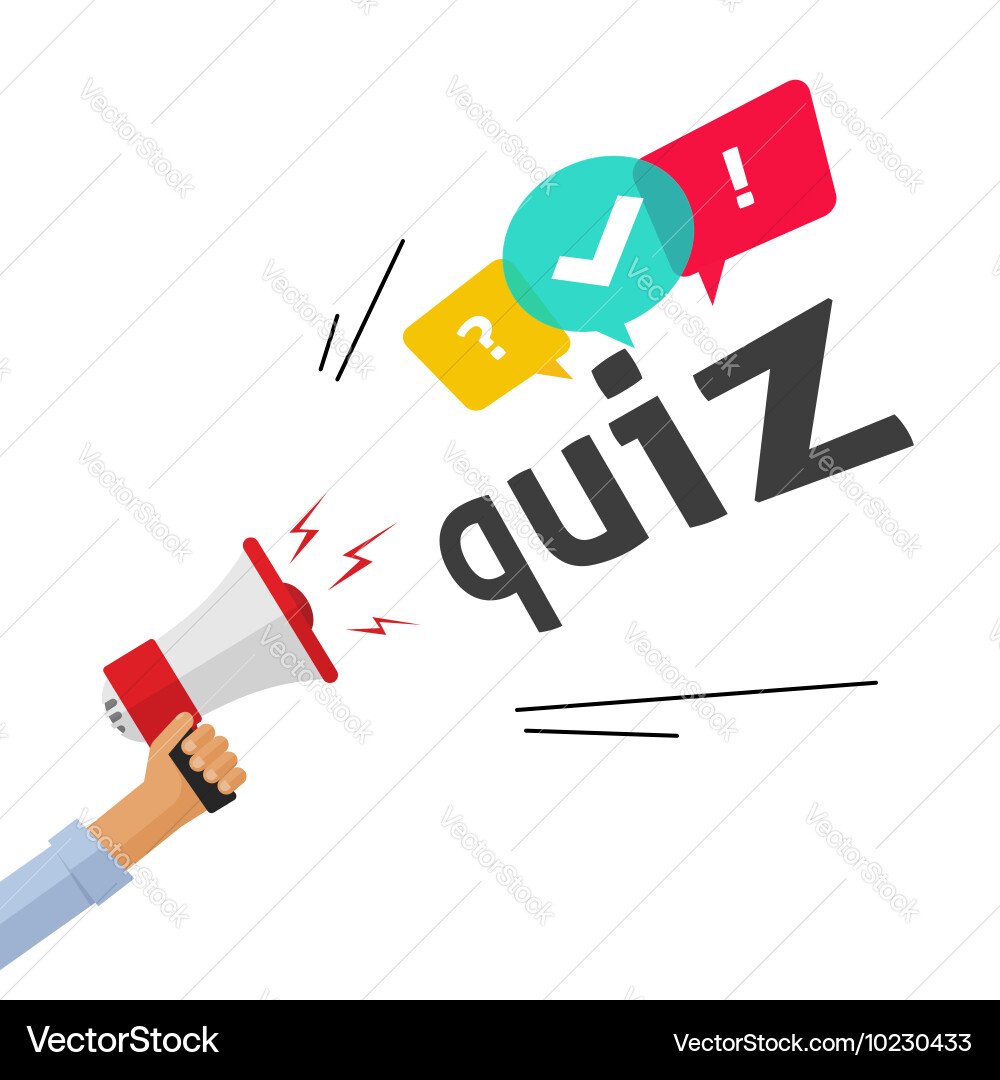 Concept of questionnaire show sing question Vector Image