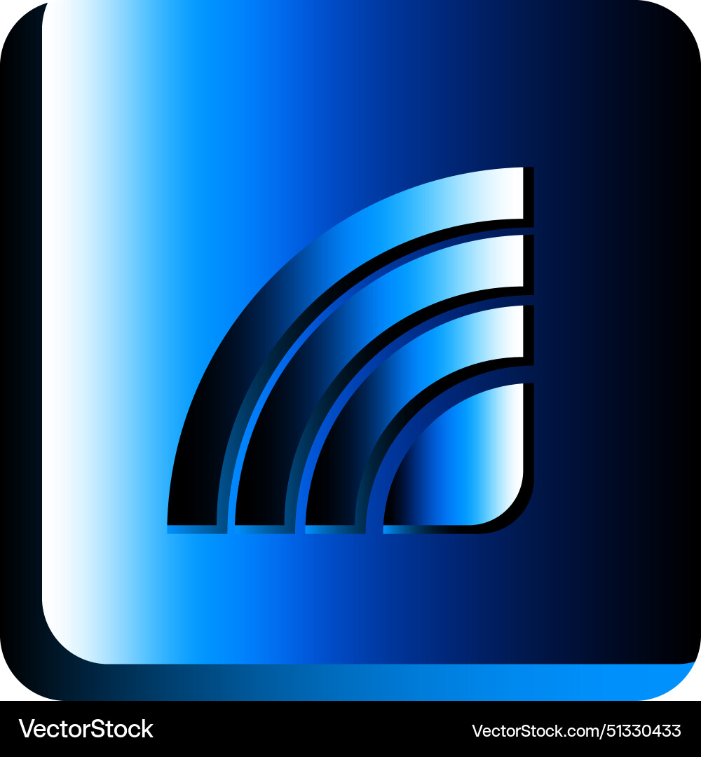 Wifi icon symbol signal network connected Vector Image