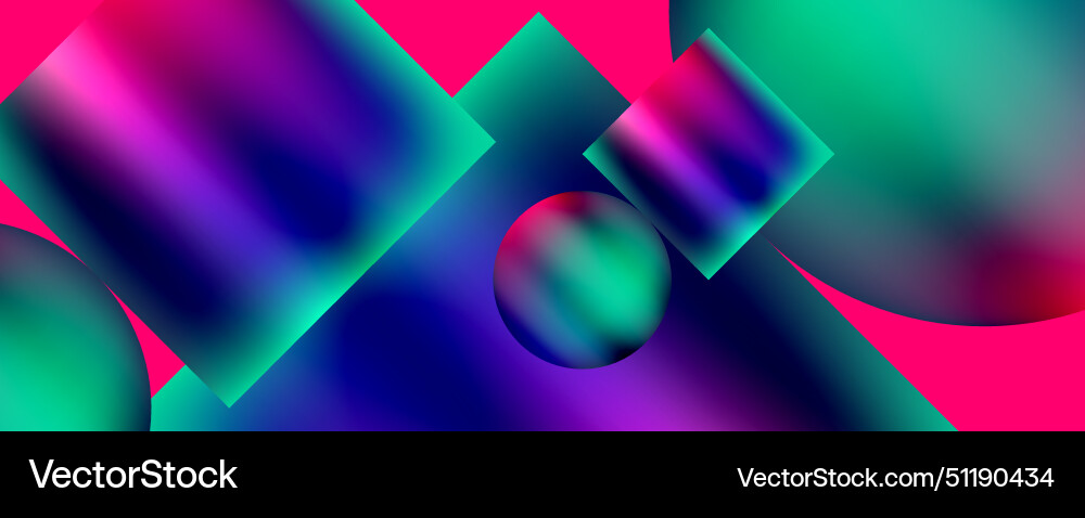 Abstract composition of vibrant colors Royalty Free Vector