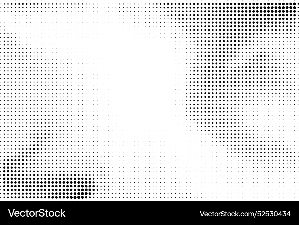 Black Dotted Halftone Background Royalty Free Vector Image
