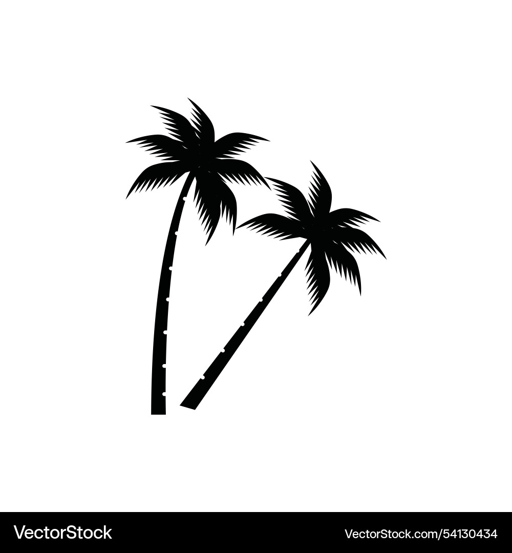 Coconut tree icon Royalty Free Vector Image - VectorStock
