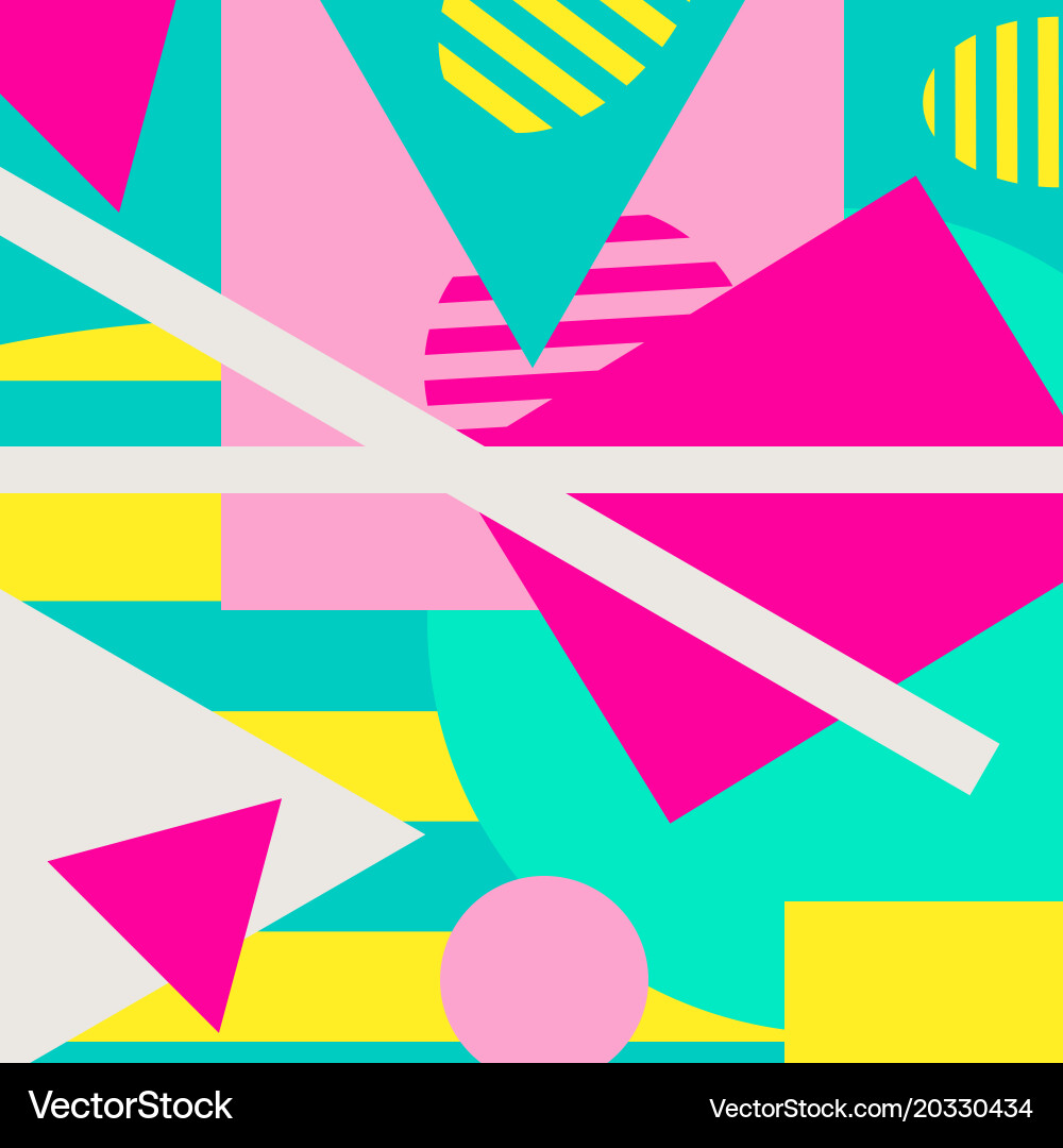Color geometric background abstract Royalty Free Vector