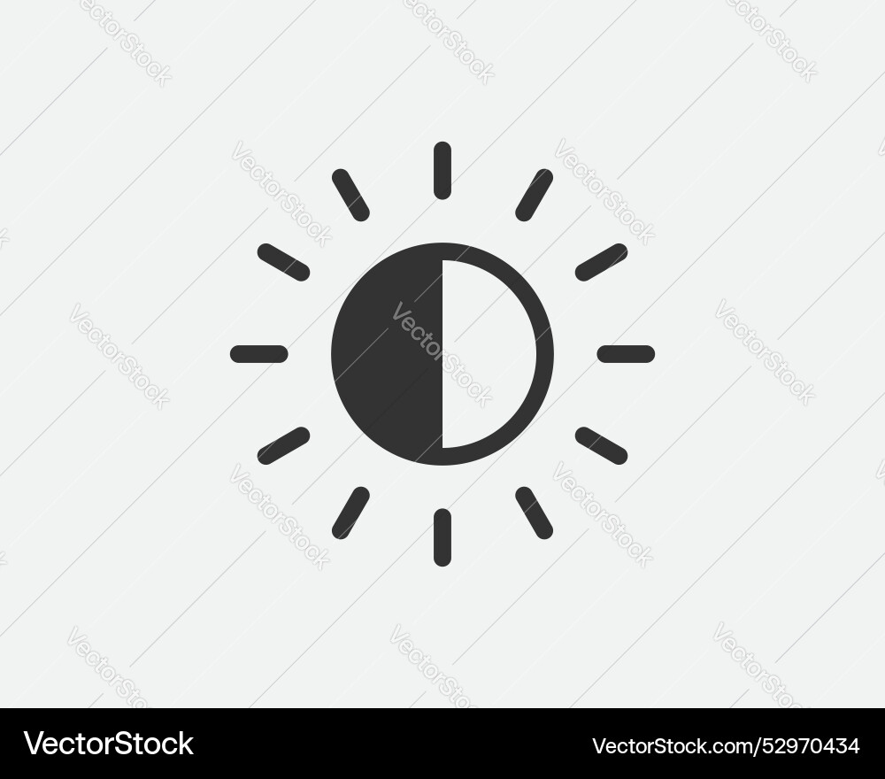 Light dimmer icon line trendy design electricity Vector Image