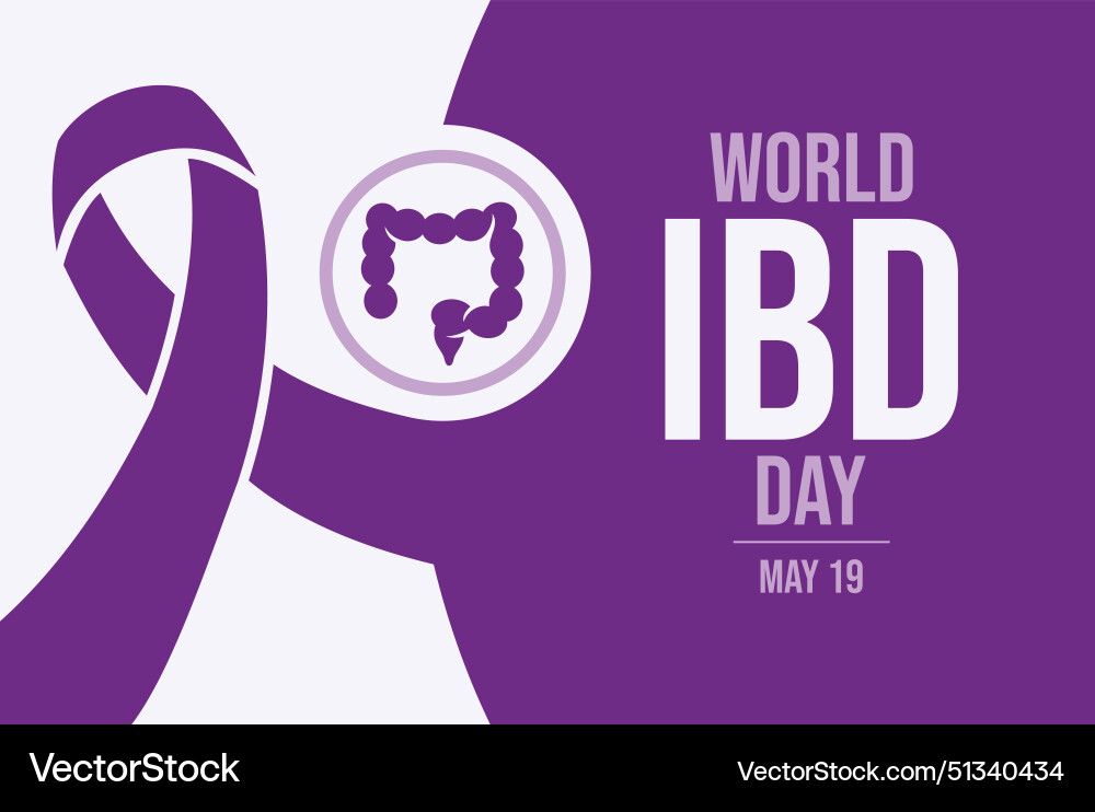 World ibd day poster Royalty Free Vector Image