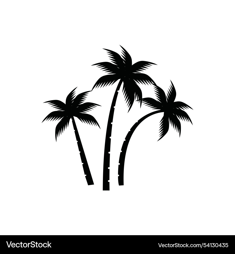 Coconut tree icon Royalty Free Vector Image - VectorStock