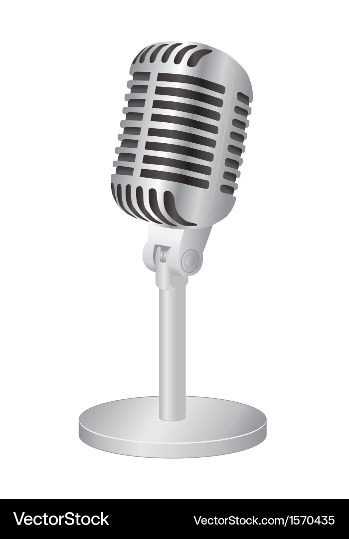 Microphone Royalty Free Vector Image - VectorStock