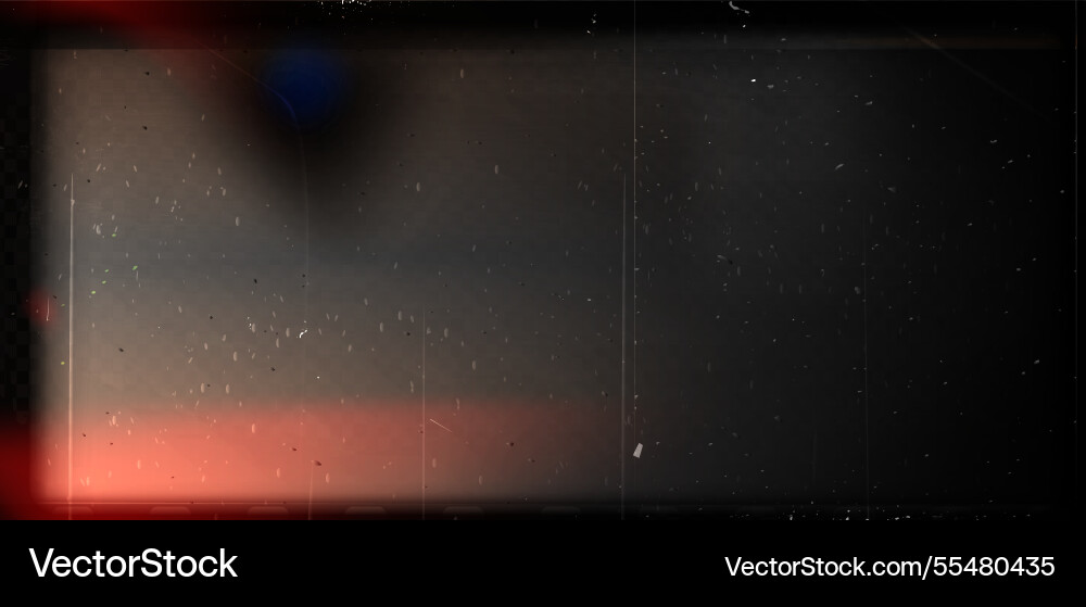 Old film grain effect overlay with scratches Vector Image