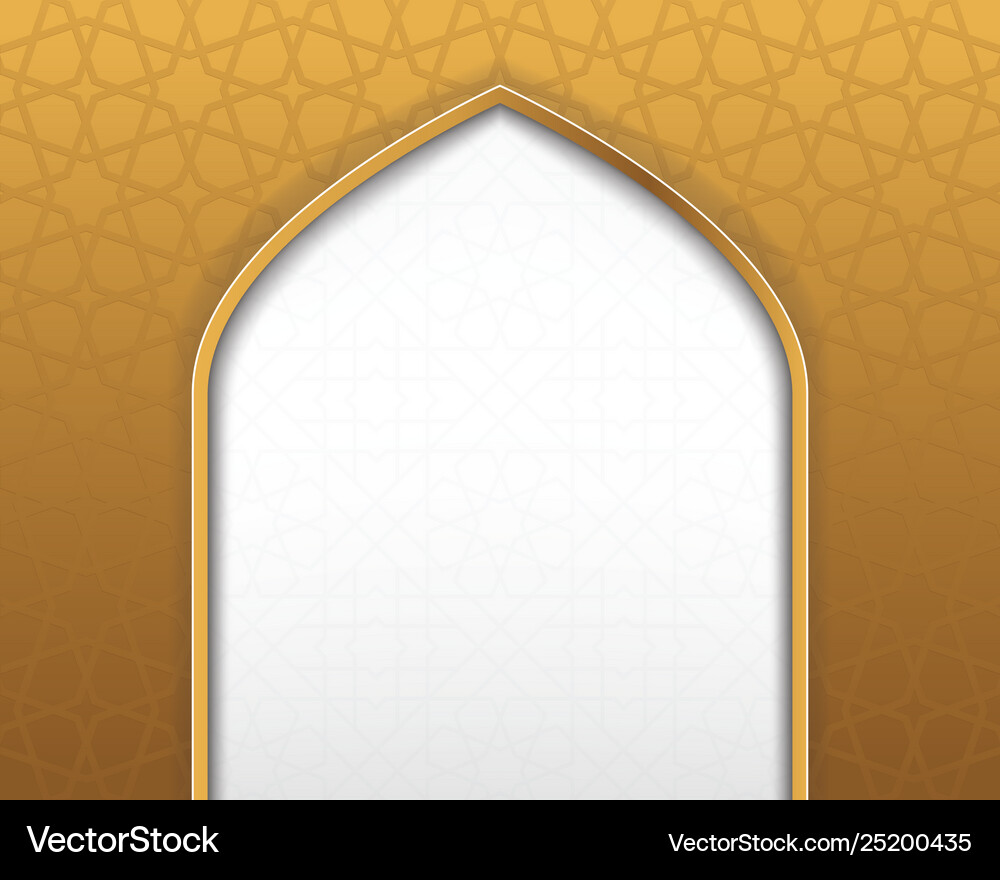 Ramadan Islamic Greeting Card Royalty Free Vector Image