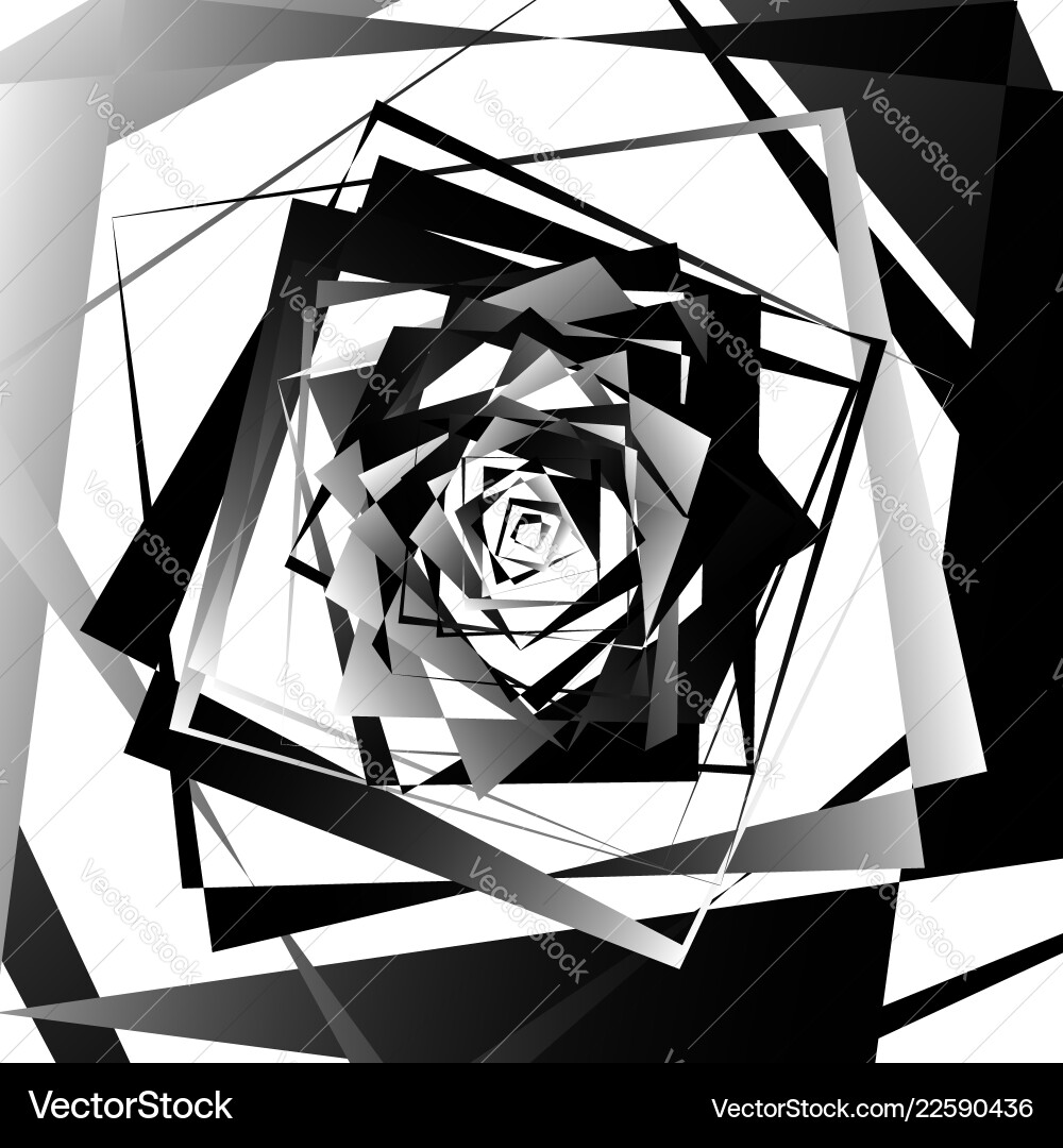 Abstract geometric art with edgy angular shapes Vector Image