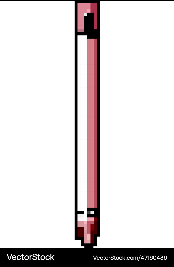 Computer stylus pen game pixel art Royalty Free Vector Image