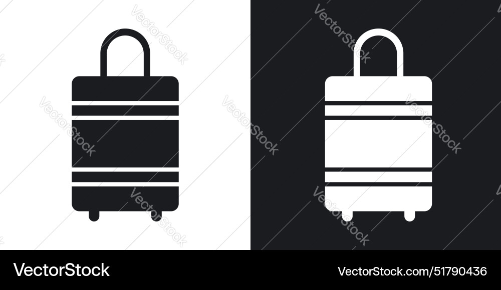Luggage icon Royalty Free Vector Image - VectorStock