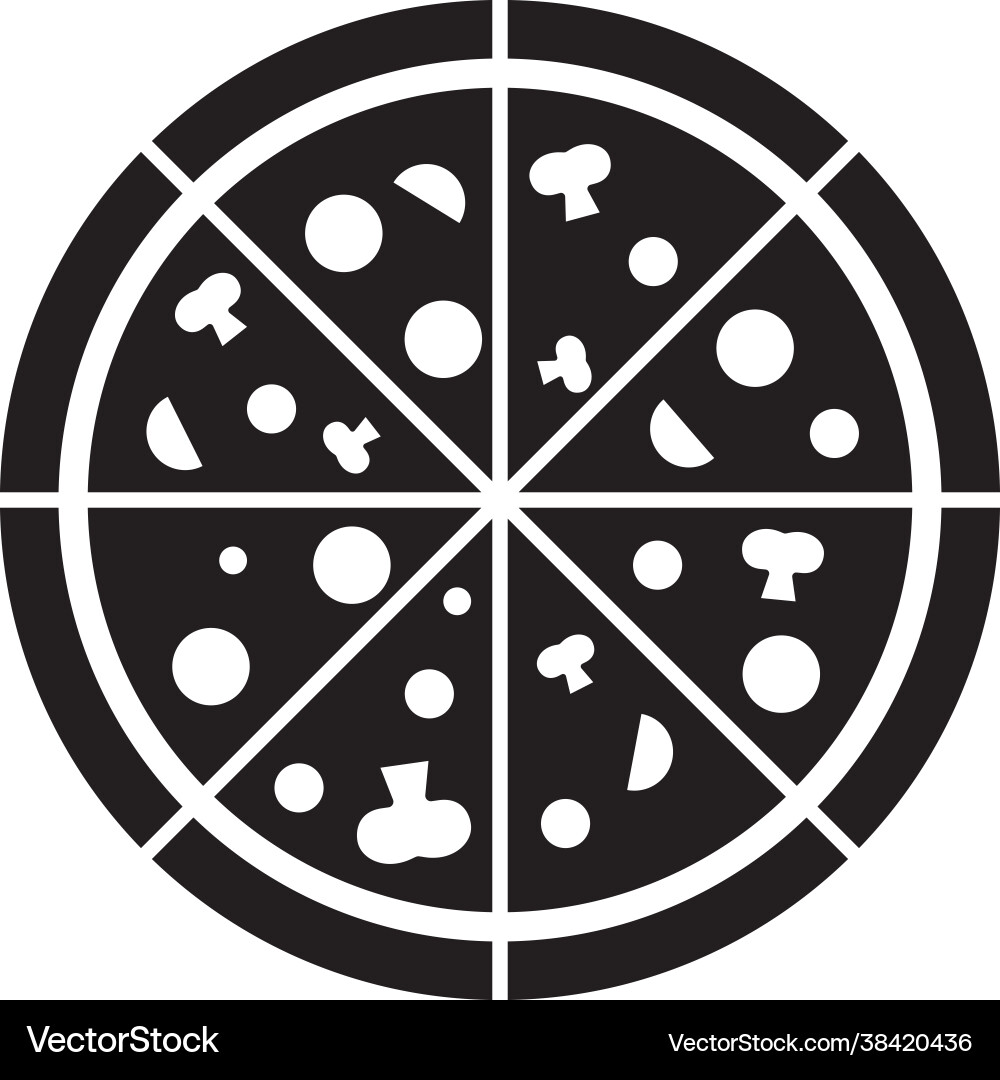 Pizza Royalty Free Vector Image - VectorStock