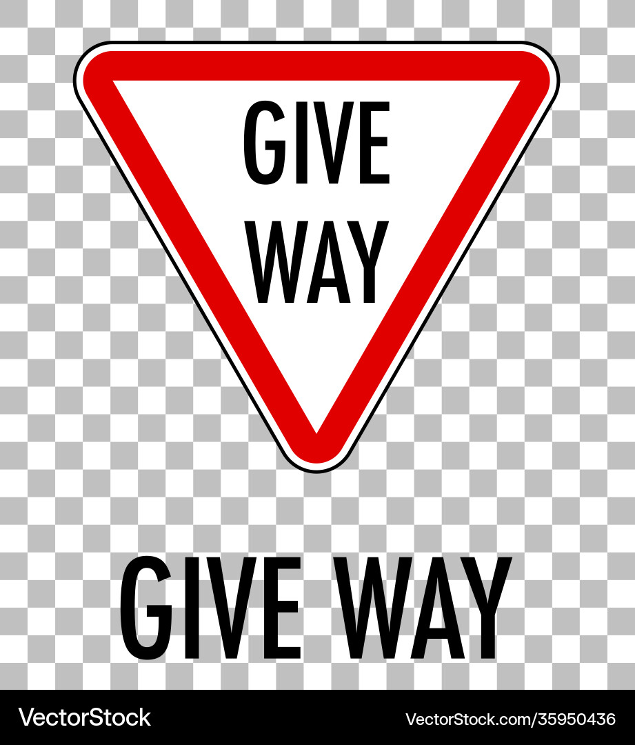 Red traffic sign on transparent background – Royalty-Free Vector ...