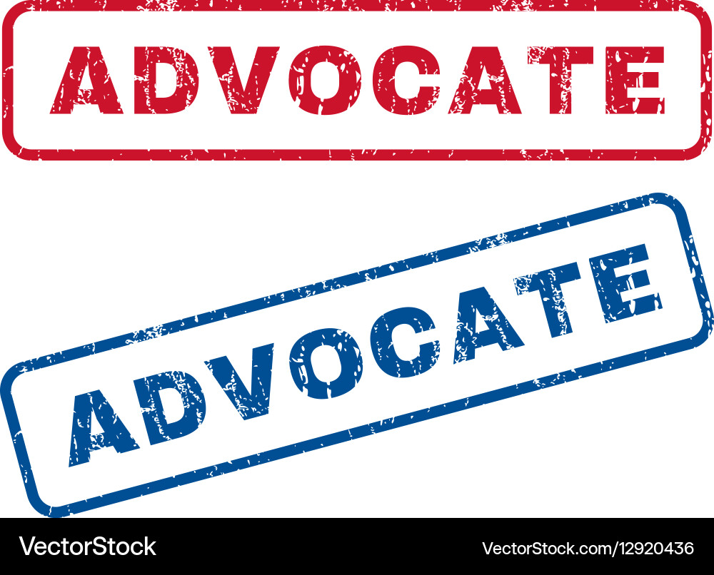 Rubber Stamps - Advocate Seals Royalty Free Vector Image