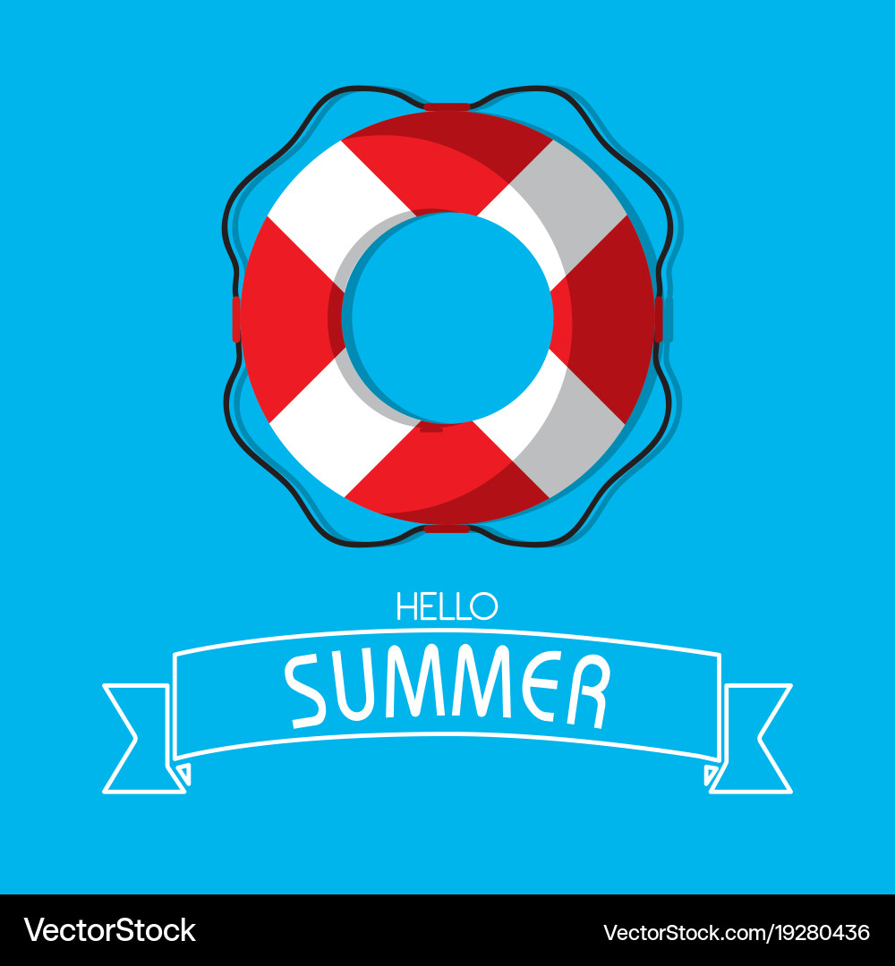 Safe float design Royalty Free Vector Image - VectorStock