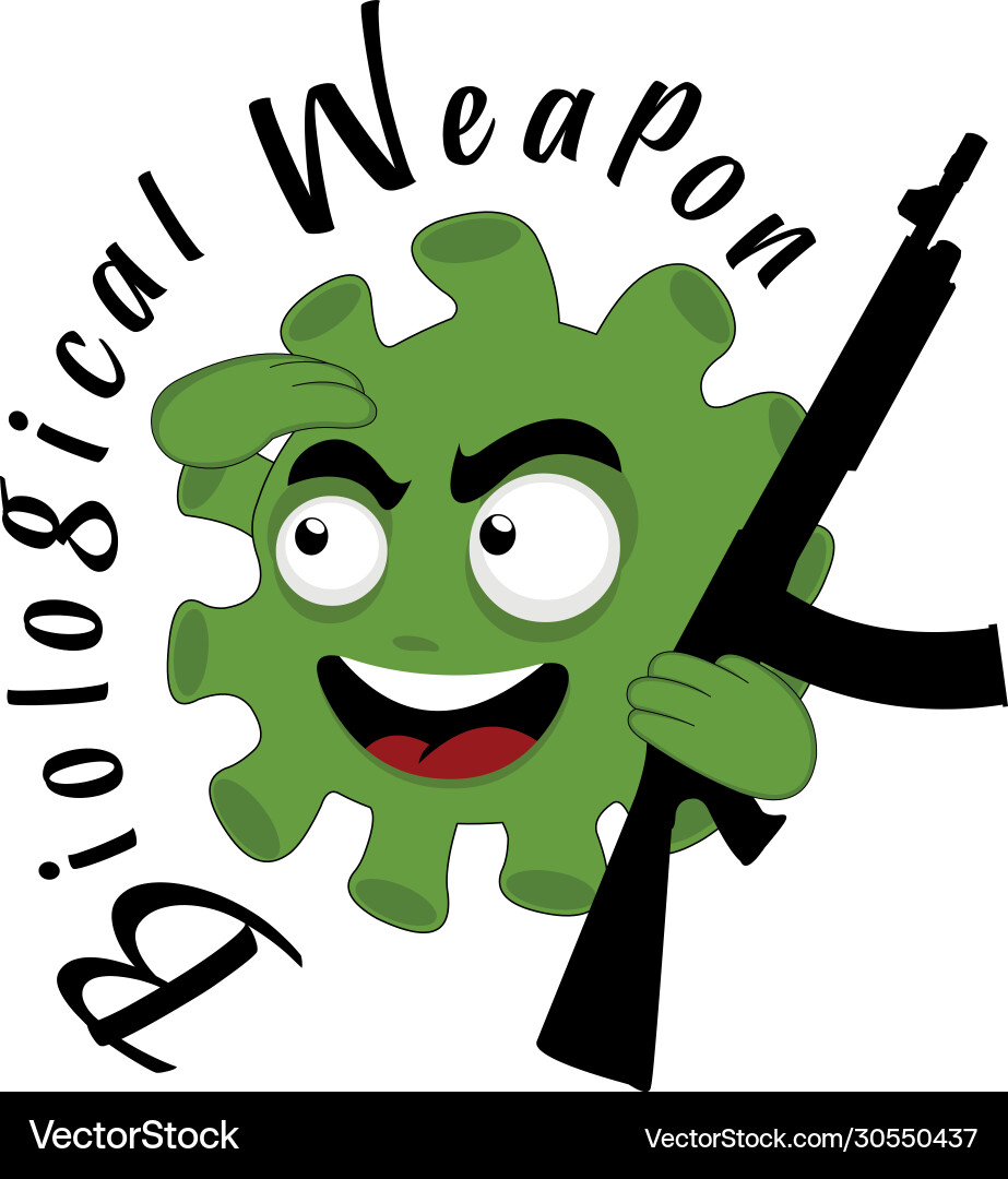 Biological weapon coronavirus Royalty Free Vector Image