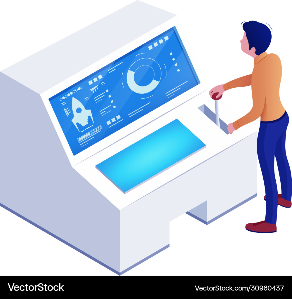 Futuristic rocket boot spaceship launch startup Vector Image