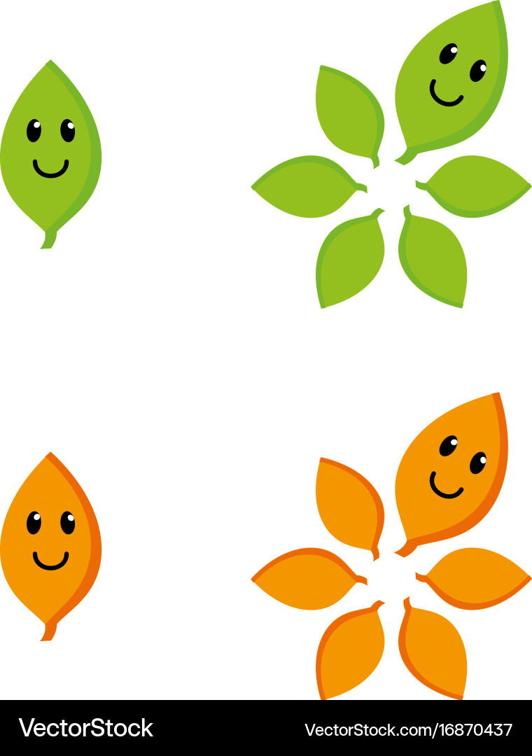Happyleaf Royalty Free Vector Image - VectorStock