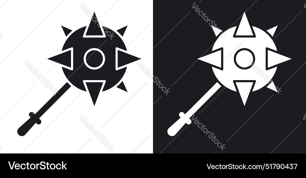 Mace icon Royalty Free Vector Image - VectorStock