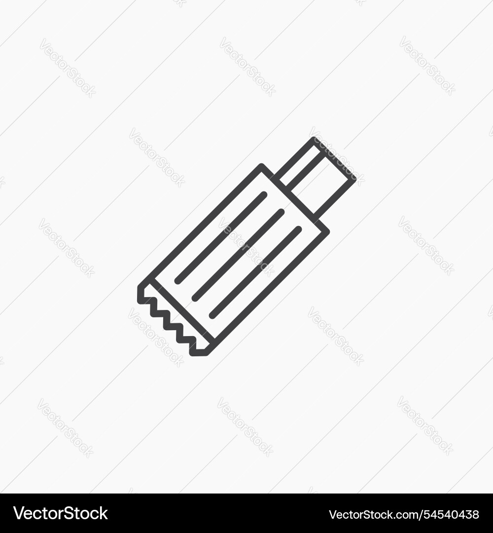 Chew gum icon Royalty Free Vector Image - VectorStock