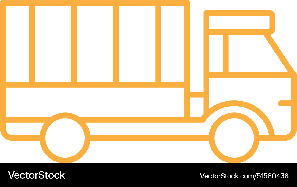 Truck icon design template isolated Royalty Free Vector