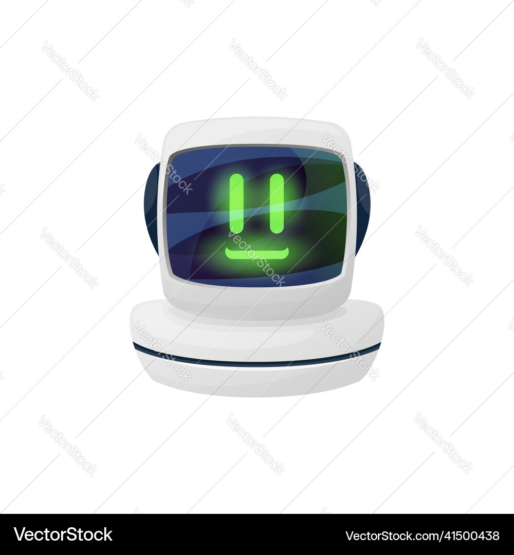 Virtual chatter chatbot online support character Vector Image