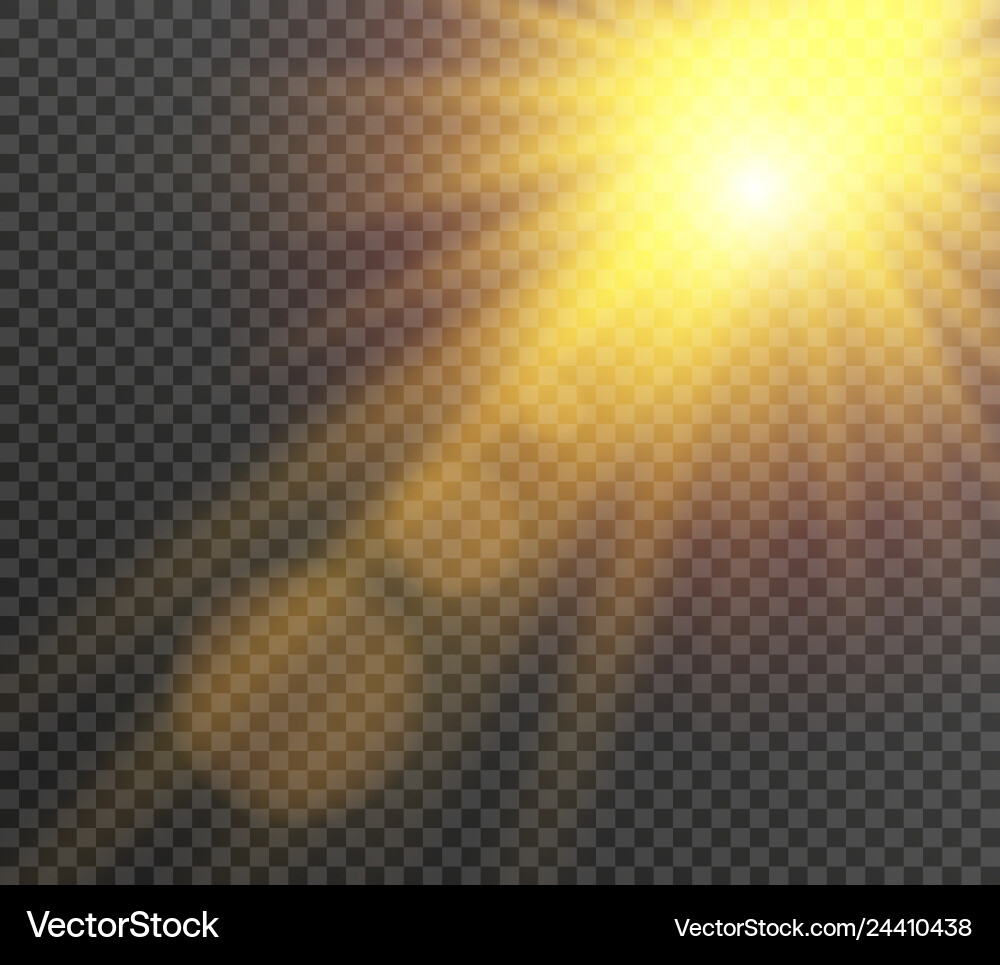 White sunlight light Royalty Free Vector Image