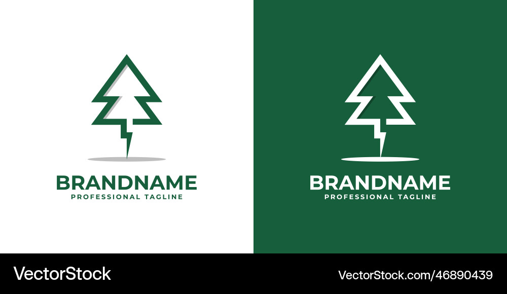 Tree energy logo suitable for any business Vector Image
