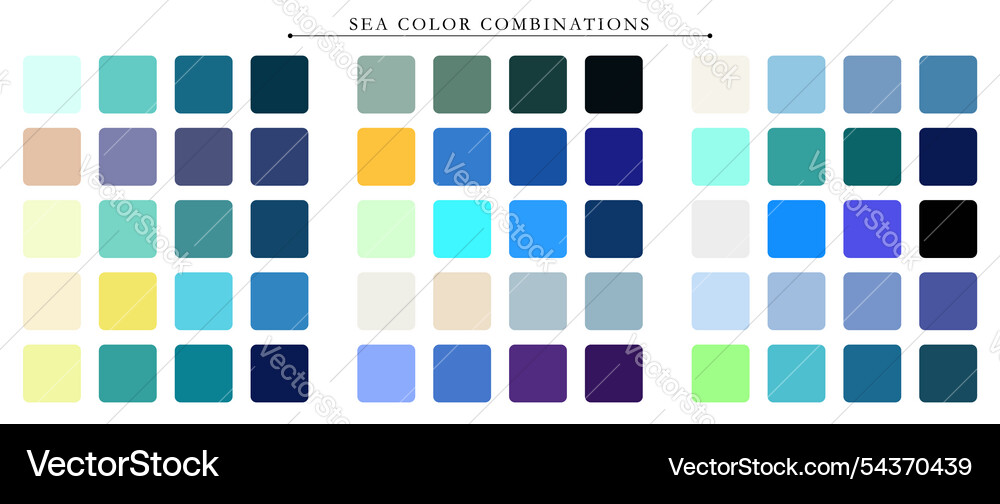 Trend color palette guide template fit Royalty Free Vector