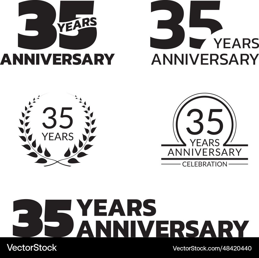 35 Years Stamp Vector Images (over 120)