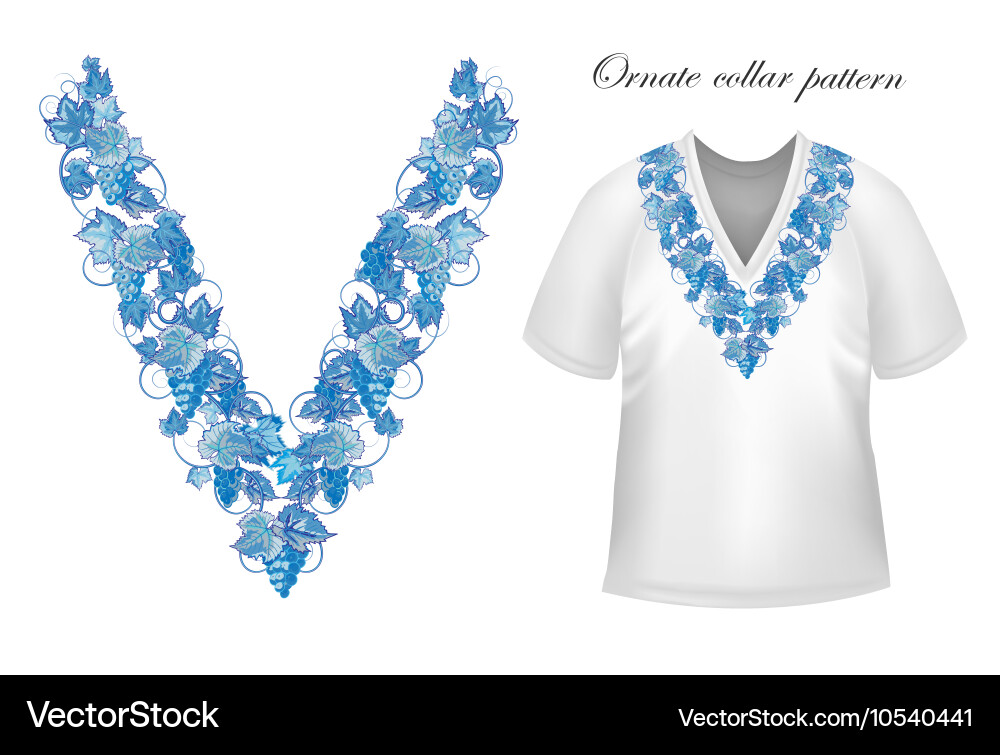 Collar vintage design Royalty Free Vector Image