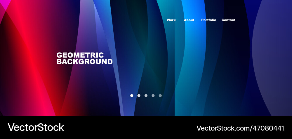 Fluid color gradients with dynamic wave line – Royalty-Free Vector | VectorStock