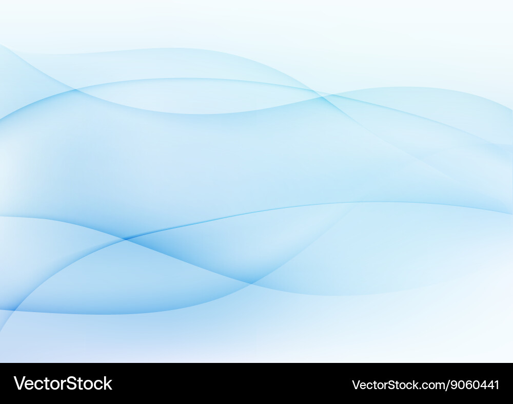 Light Blue Wavy Background Royalty Free Vector Image