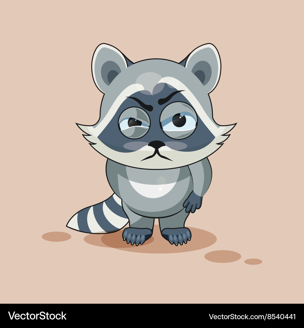 Angry Raccoon Cartoon