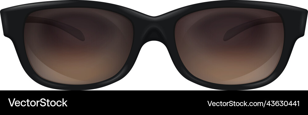 Realistic sunglasses Royalty Free Vector Image