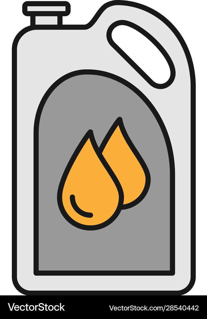 Motor oil color icon Royalty Free Vector Image