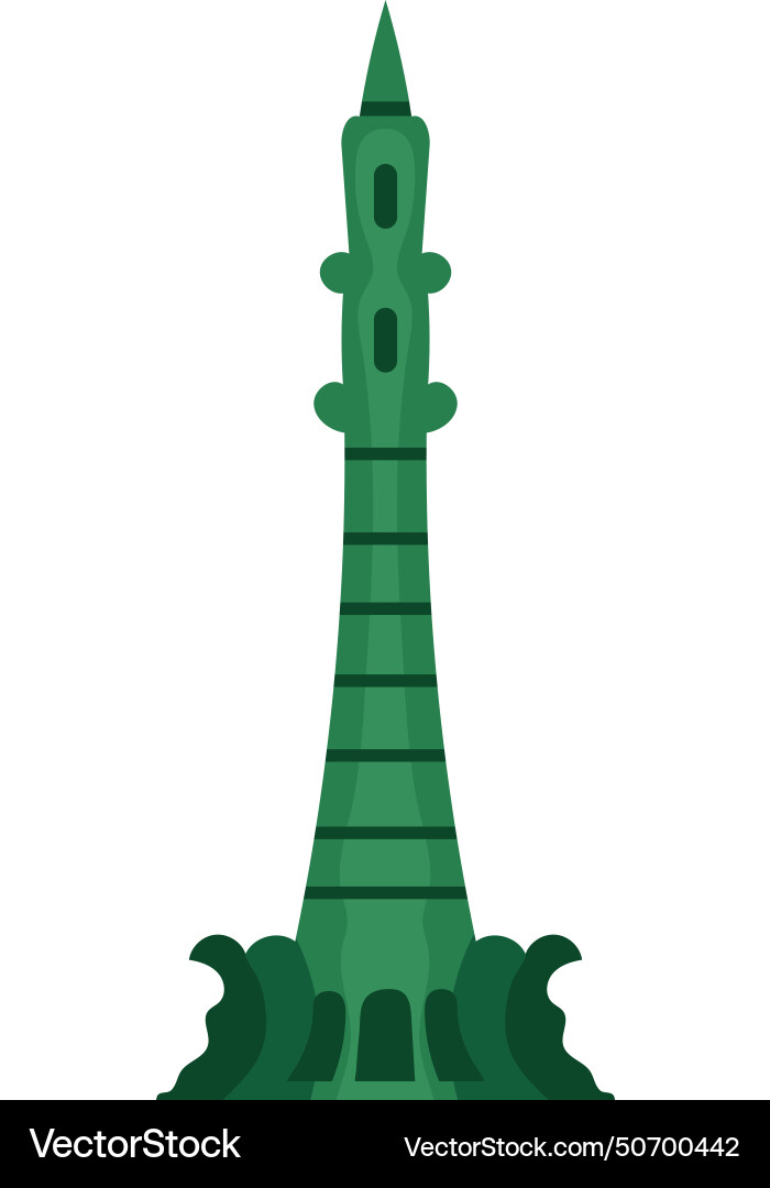 Pakistan mazar quaid Royalty Free Vector Image