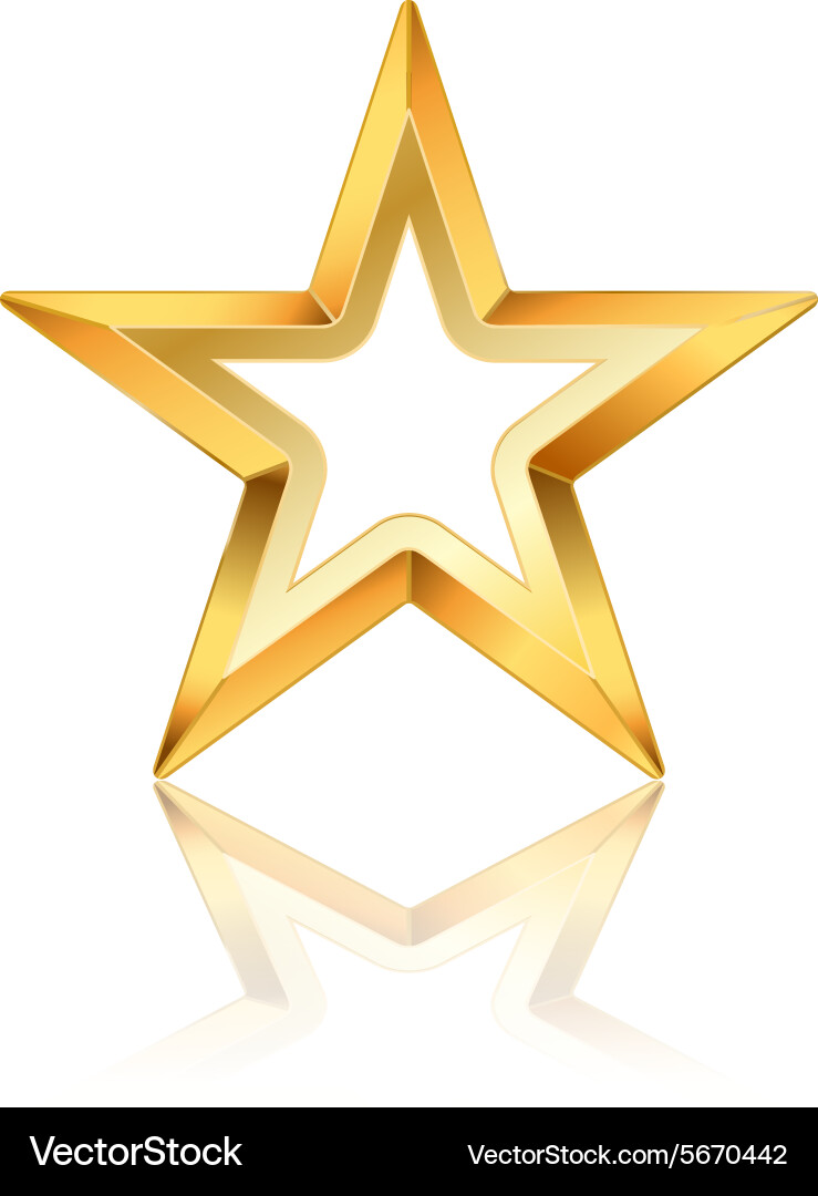 Simple star Royalty Free Vector Image - VectorStock