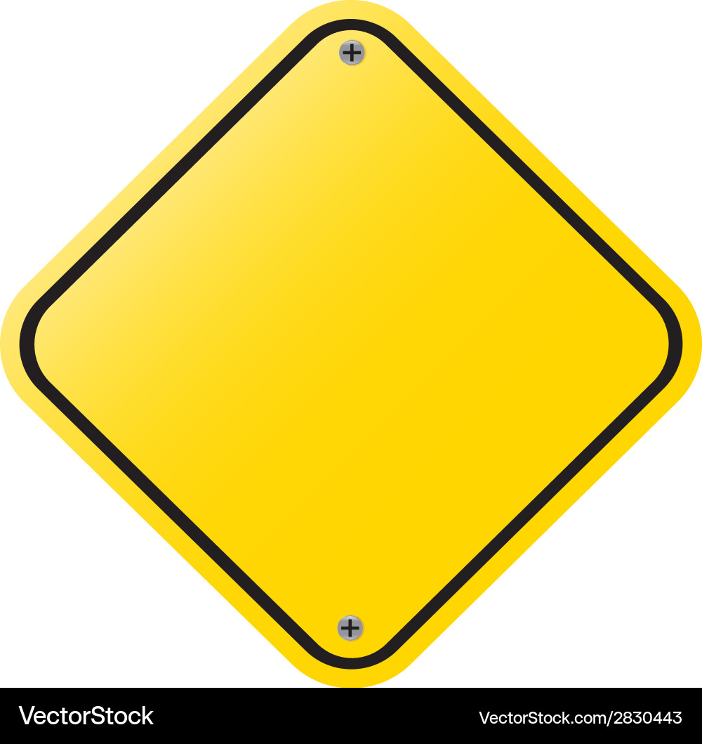 Blank sign Royalty Free Vector Image - VectorStock