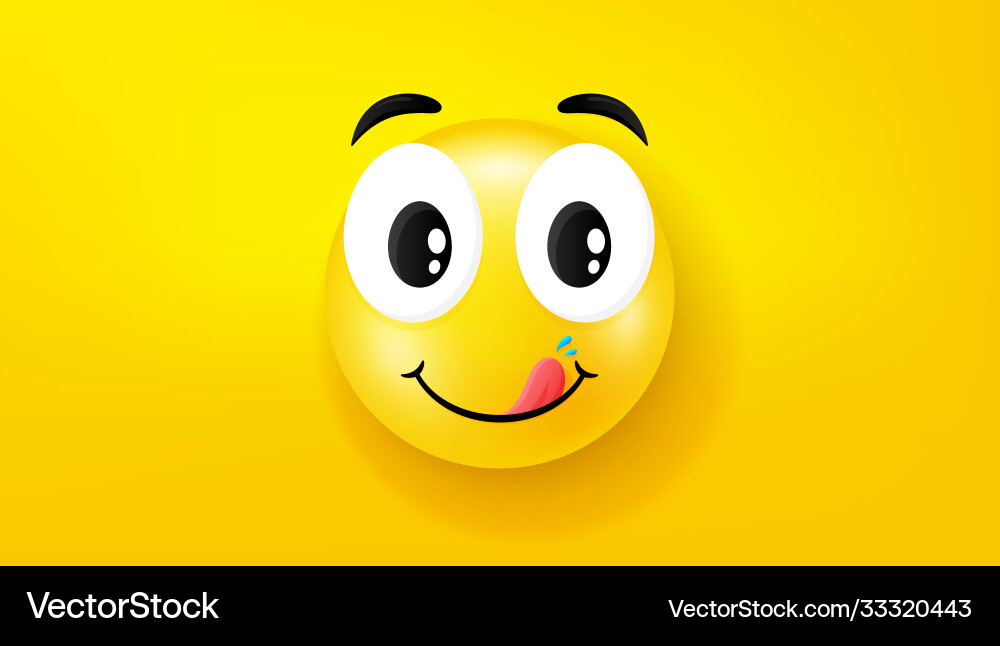Smile face background happiness fun thoughts Vector Image