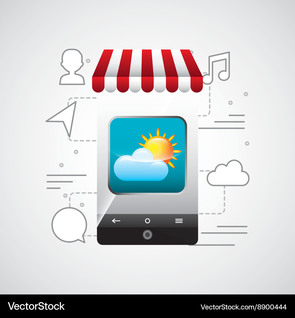 App store design Royalty Free Vector Image - VectorStock