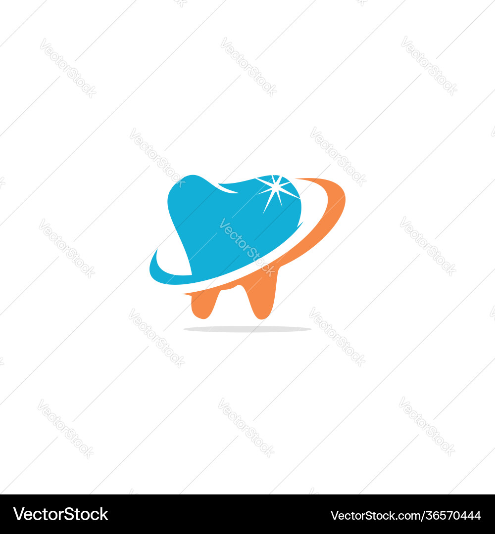 Dental tooth logo Royalty Free Vector Image - VectorStock