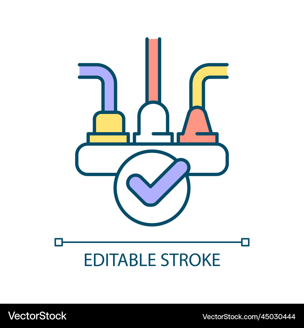 Electrical safety rgb color icon Royalty Free Vector Image