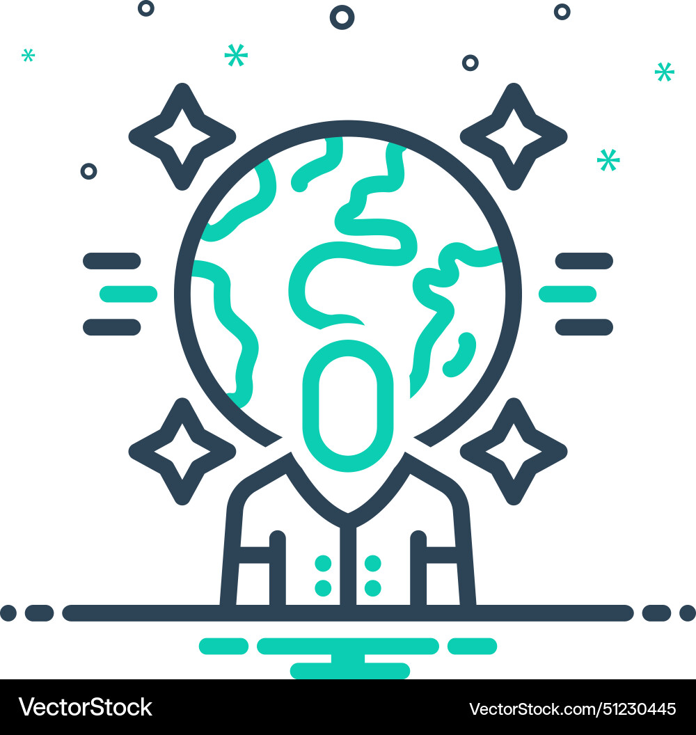 Human impact Royalty Free Vector Image - VectorStock