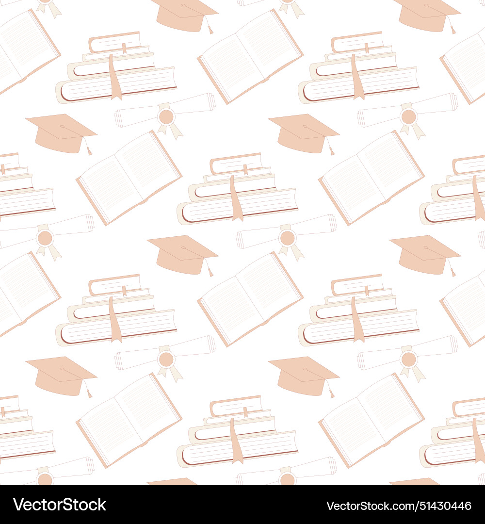 Education seamless pattern learning endless Vector Image