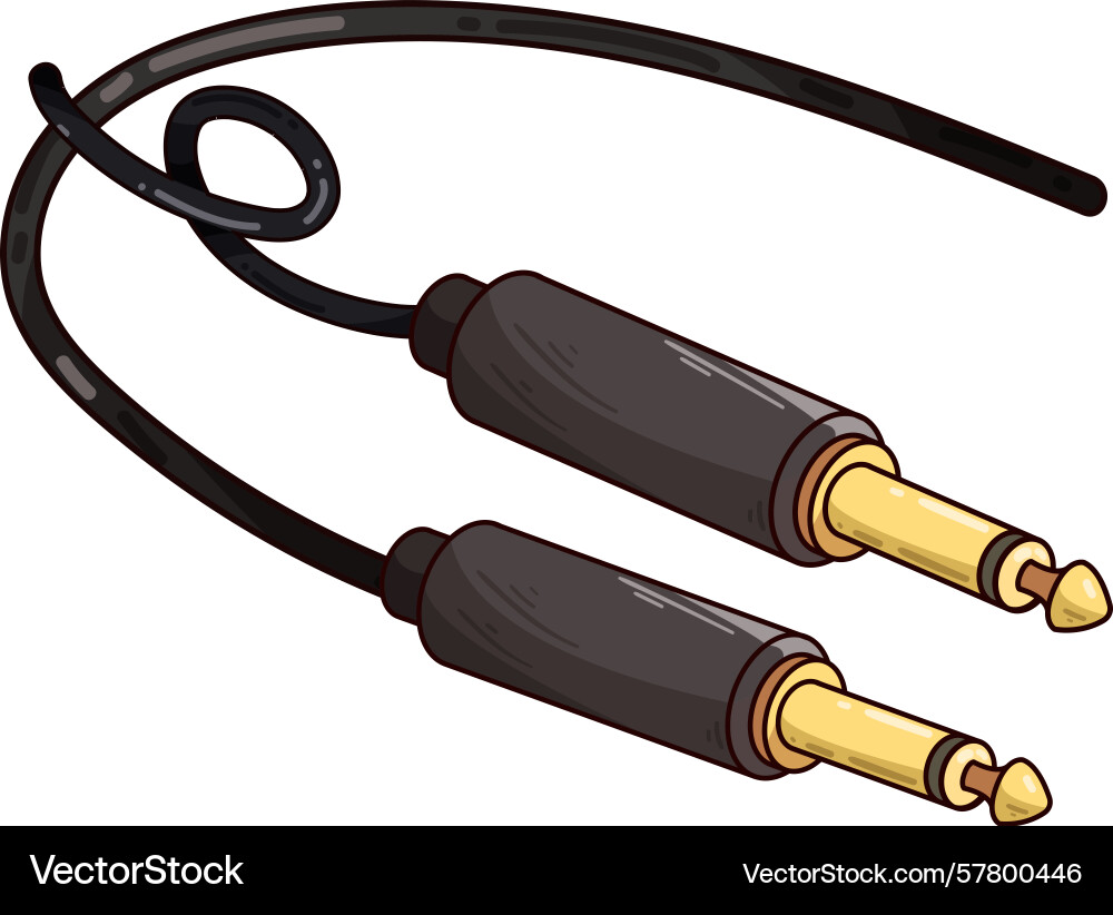 Jack connector Royalty Free Vector Image - VectorStock