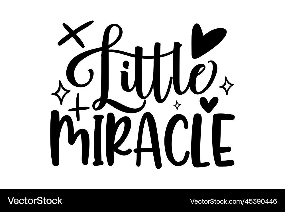 Little miracle Royalty Free Vector Image - VectorStock