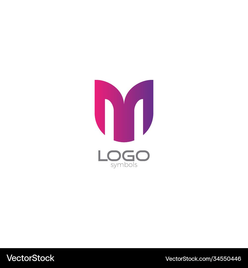 Um logo modern Royalty Free Vector Image - VectorStock